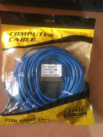 Новые сетевые кабеля CAT-6 категории 10м/15м/20м