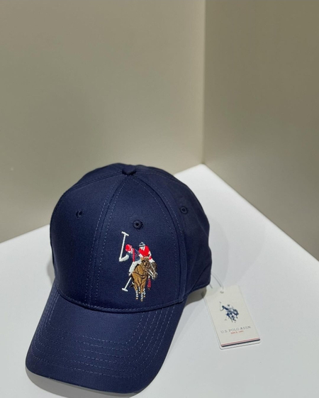 Кепка POLO тёмно синий кора ранглари бор