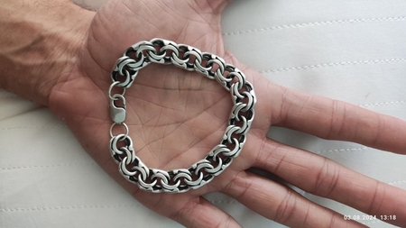 Серебро, браслет серебро, мужской браслет