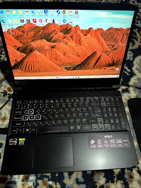 Noutbuk gaming 32gb/1tb/RTX 3070 8gb