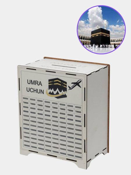 Umra safari uchun kapilka - umra safariga pul yig'ish uchun maxsus