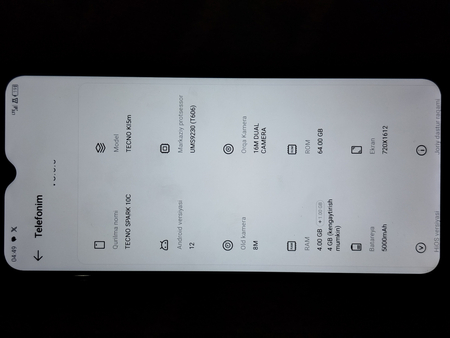 TECNO SPARK 10C  sotiladi