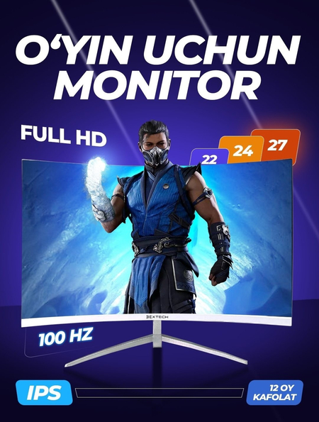 Монитор X TECH Curved 100 Zh 24 дюйм
