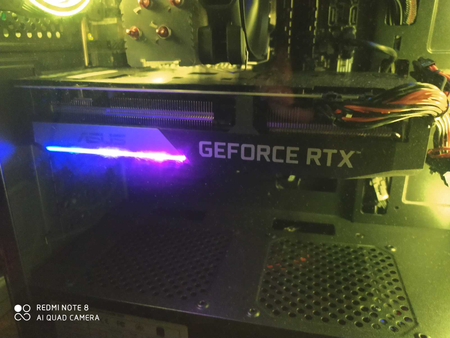 ASUS RTX 3070 Dual 8Gb GDDR6 samsung Память