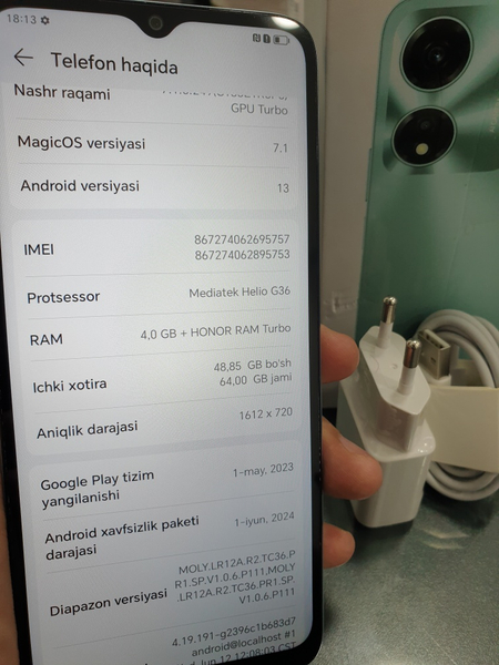 Honor x5 plus 4/64