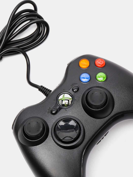 Джойстик геймпад проводной для Xbox 360 и компьютера