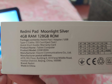 Планшет RedmiPad. Андроид 12