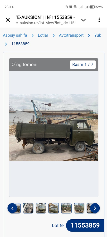 УАЗ 3303 йук бургаловчи сотилади