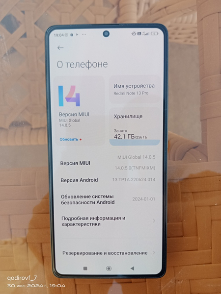 Redmi 13 pro 1 haftalik telefon