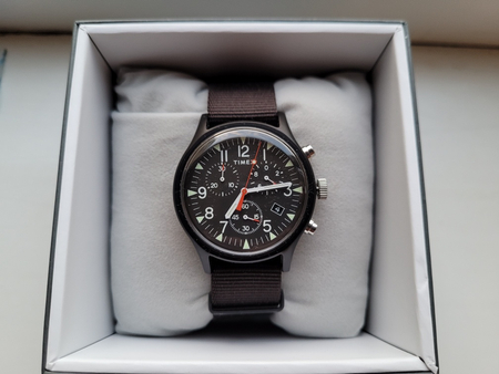Timex MK1 chronograph watch