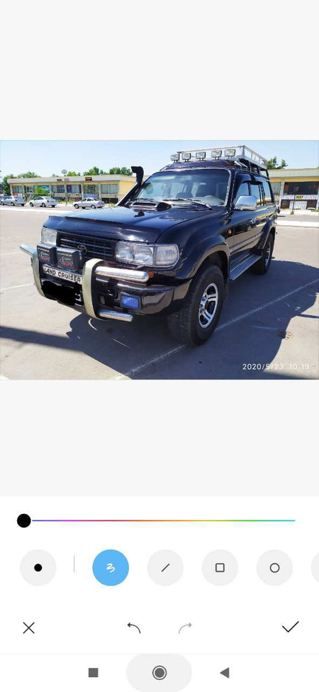 Toyota land cruiser 80.   1996 yil   4500 litr benzin motor.