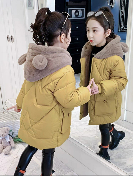 Qizlar uchun qalin kurtka