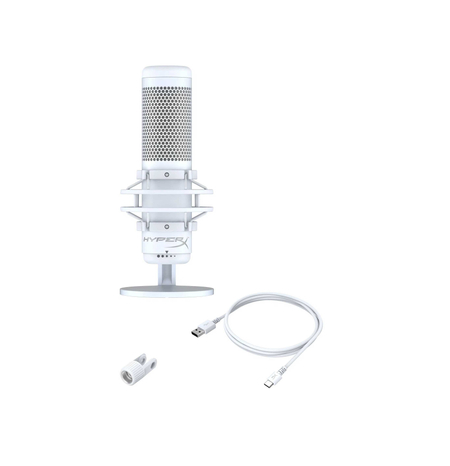 ^Микрофон HyperX QuadCast S - White