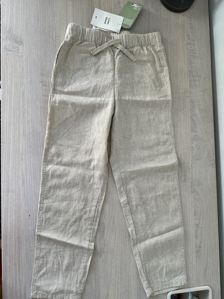 Новые детские льняные брюки от H&M