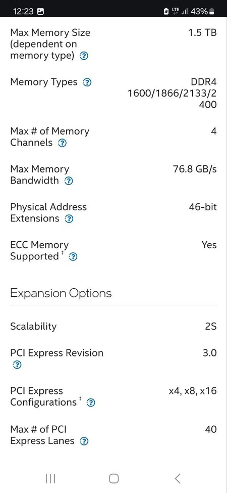 Intel® Xeon® Pr E5-2650v4  12/24