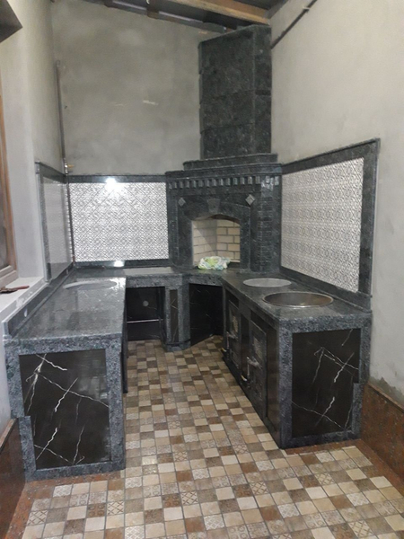 Барбекю, Летние кухни,камины