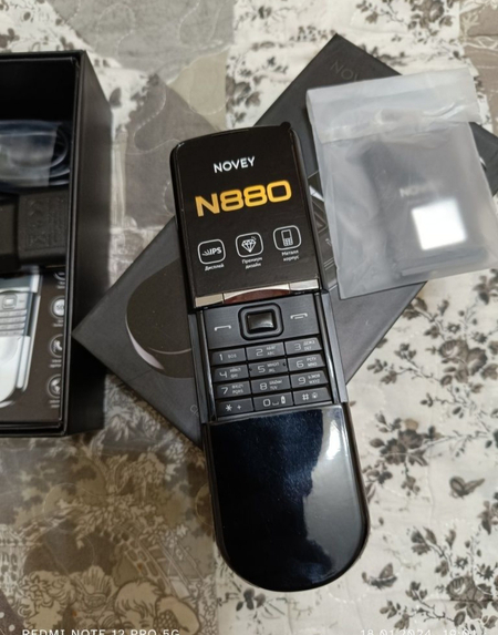 Novey N880 premium retro telefoni, yangi va kafolatli