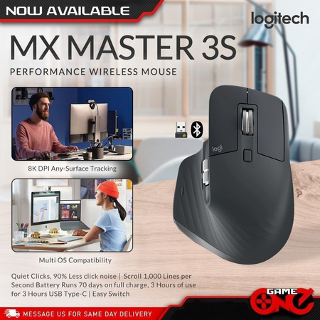 Logitech MX MASTER 3S - USA Version Беспроводная мышка/мышь