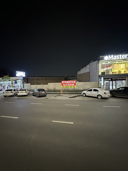 Нурафшон кочада йул юзида 10.21 сотых (В доль дороги)