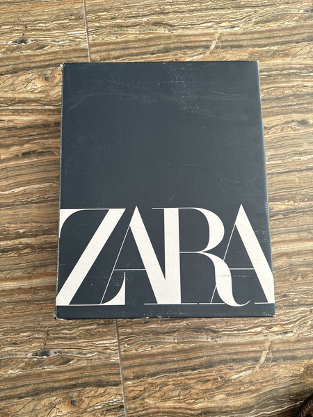 Кожанные ботфорты ZARA