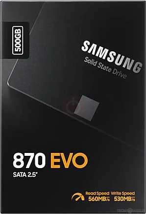 Накапител SSD Samsung EVO 870 SATA 2.5  500 GB