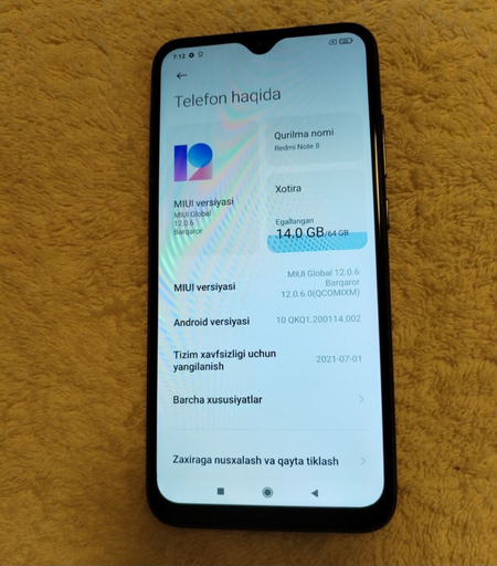 Redmi note 8 zör