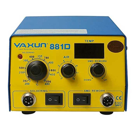 Паяльная станция YAXUN 881D 2 в 1 SMD 220 В/110 В BGA