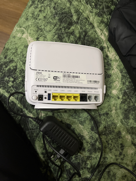 Роутер ZTE рабочий