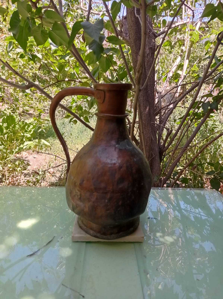 Рукомойник старинный медный  4 литра..
