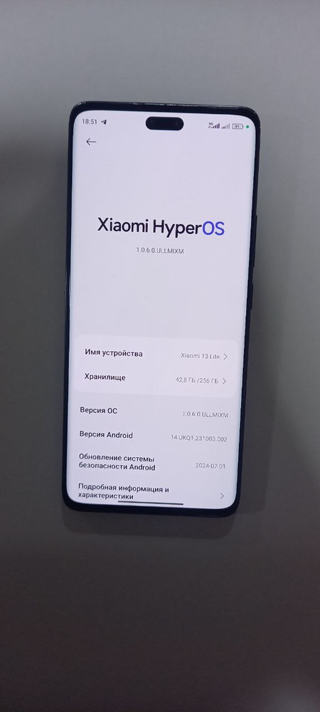 Xiaomi 13 lite 256 Gb