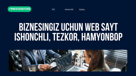 IT xizmatlari sayt yaratish telegram bot dizayn va boshqalar