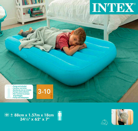 Надувной матрас-88х157х18 см. Intex-66803. Доставка бесплатно.