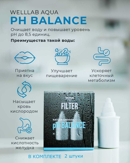 Кувшин-фильтр для воды Welllab Aqua PITCHER