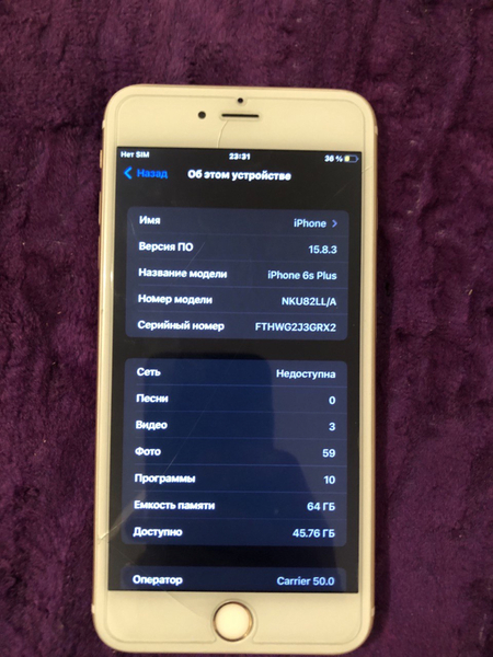 iphone 6 s plus. holati ideal