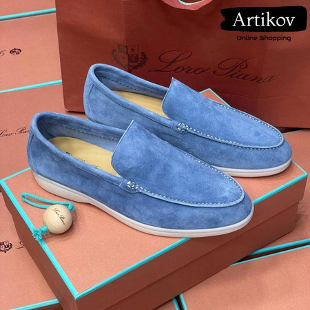 Loro Piana Loafer 100% Haqiqiy Teri (Luxury)