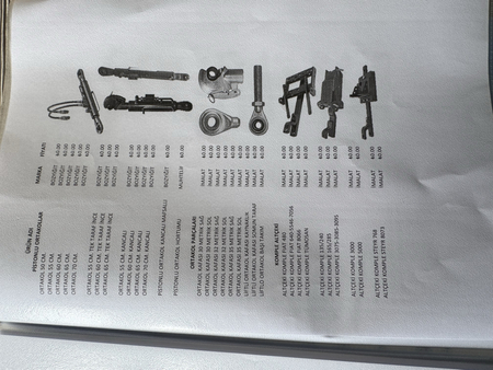 Traktor extiyot qisim