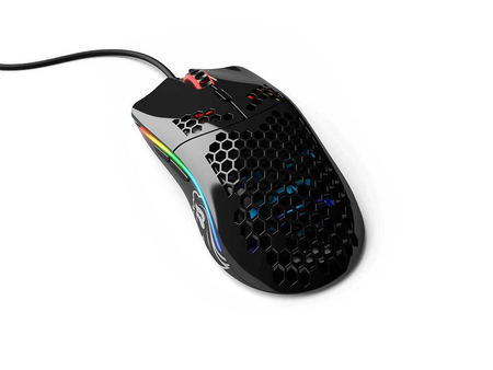 Игровая белая мышь RGB Glorious Model O Minus Glossy Matte Black White