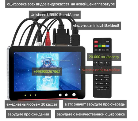 оцифровка видеокассет быстро ,качественно,не дорого