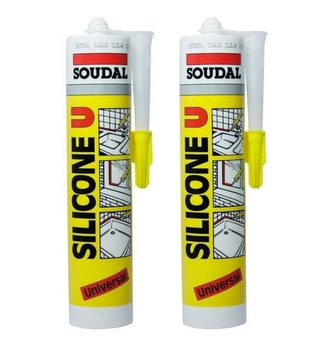 клей силикон капля soudal silicon u