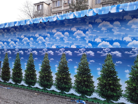 Banner va tent ustanovka qilamiz