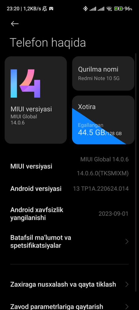 Redmi note 10 5G