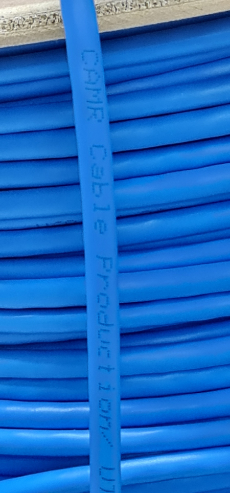 Сетевой (LAN) кабель СИНИЙ (UTP/CAT.5E/24AWG/PVC/CCA/305м) в бухтах