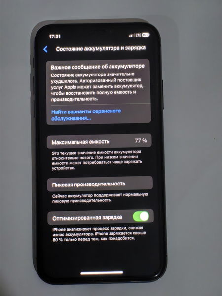Iphone XS 256gb garantiya