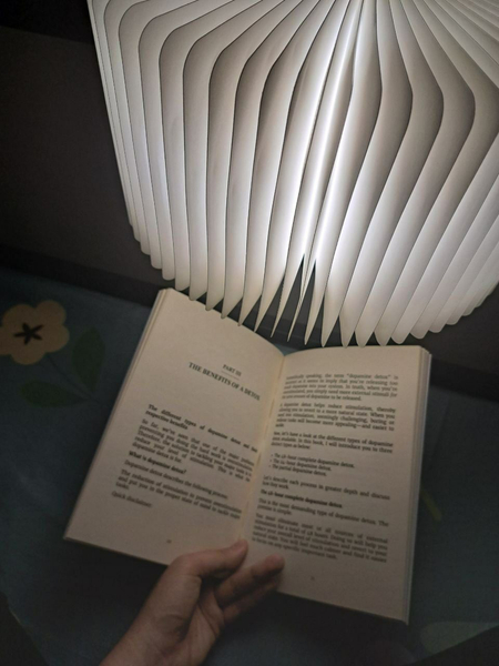 Book Lamp, stol lampasi