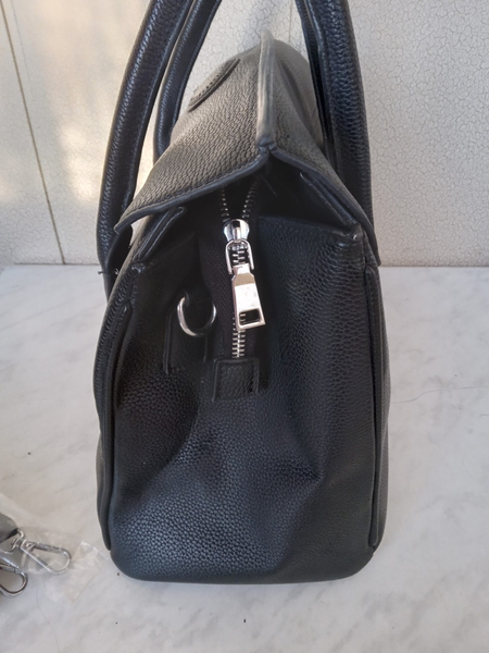 Женская  чёрная сумка HERMES