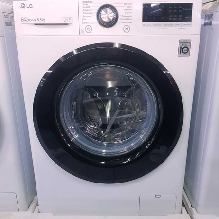 LG (8,5 кг) Стиральная машина Inverter AI DD с функцией пара