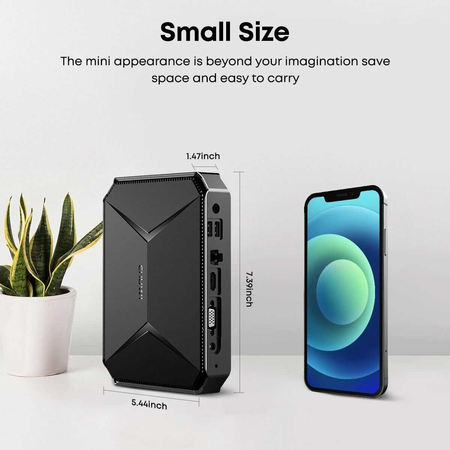 Mini PC Мини пк Chuwi Hero box Intel Celeron N4500 8Gb DDR4 256Gb SSD