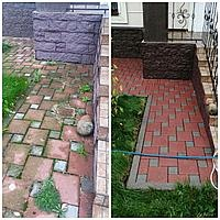 Мойка брусчатка тротуарная плитка кафель.