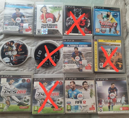 Коллекция дисков PlayStation 3 оригинал