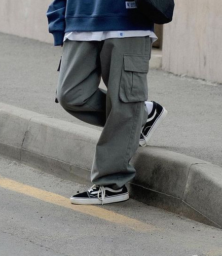 Oversize красивые брюки из 100% хлопка
